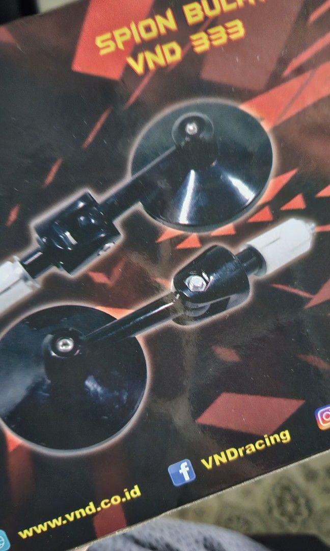 Round Side Mirrors, Motorcycles, Motorcycle Accessories on Carousell