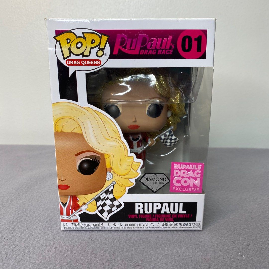 Ru Paul Diamond Glitter Rupauls Drag Con Exclusive Funko Pop, Hobbies ...