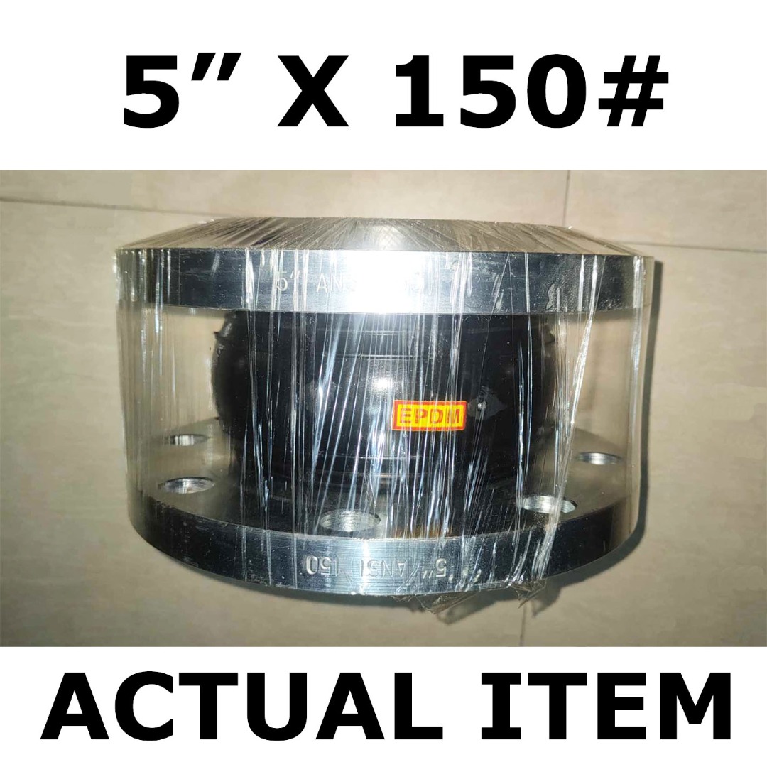 RUBBER EXPANSION JOINT 5" X 150# RUBBER BELLOW ASTM 150 SINGLE SPHERE