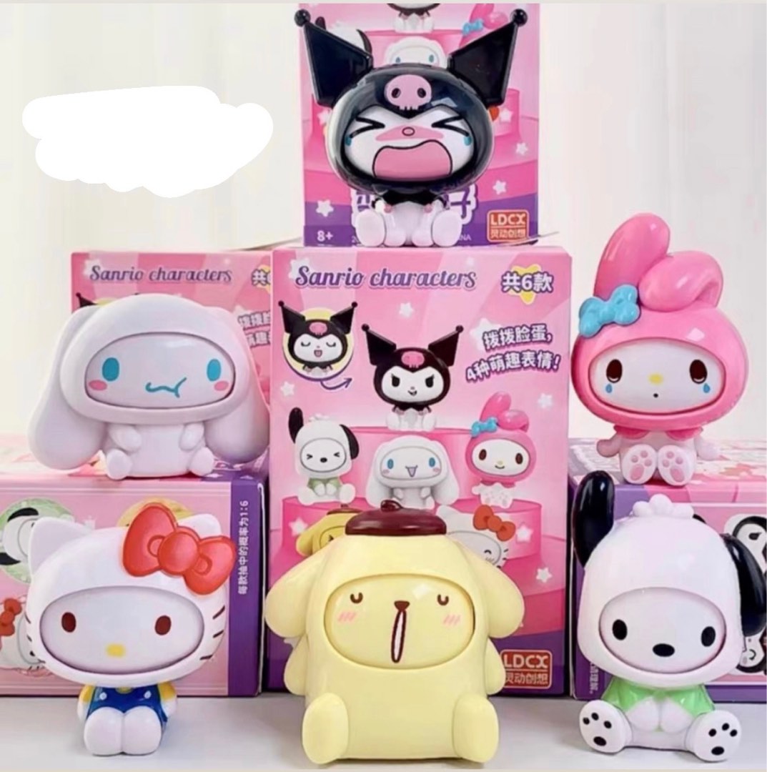 SANRIO CHARACTER EMOJI FACES CHANGING / FULL SET / SINGLE BLIND BOX ...