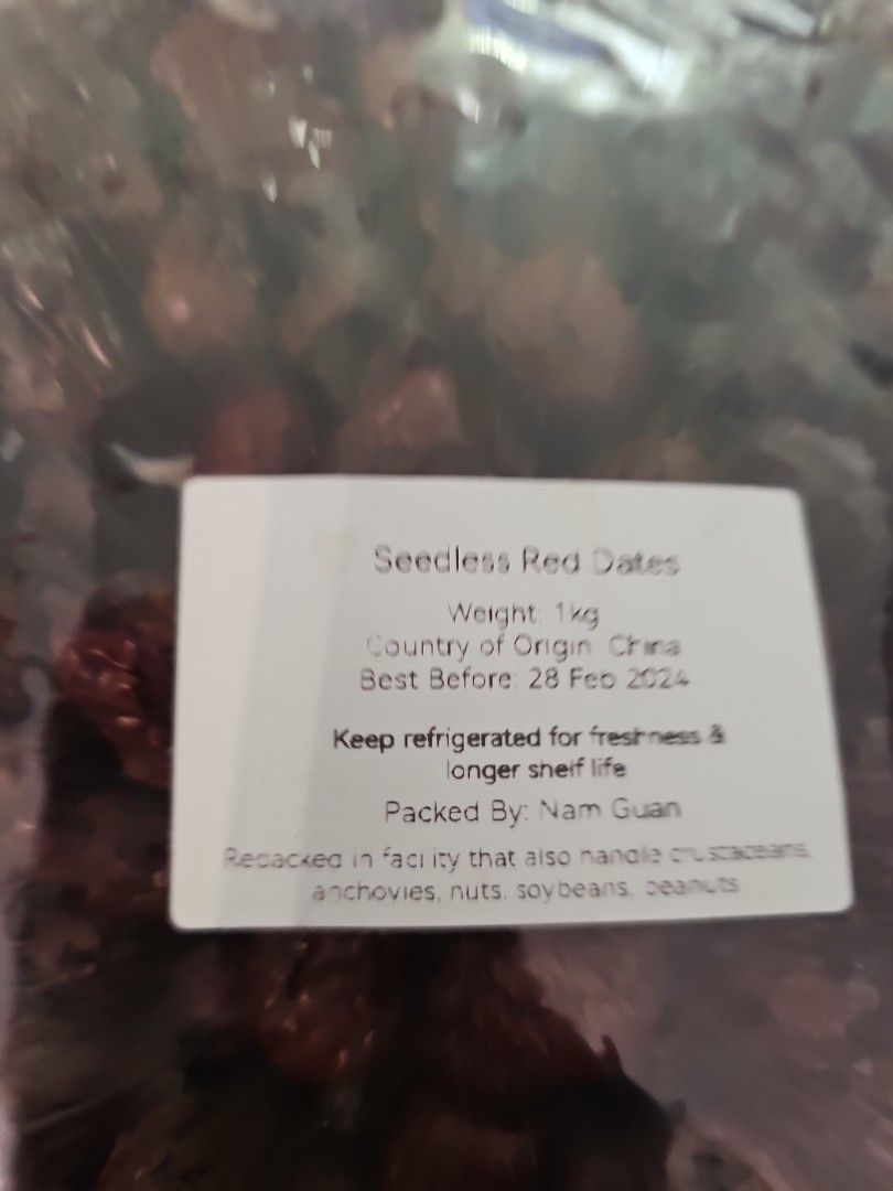 Seedless red dates, Food & Drinks, Beverages on Carousell