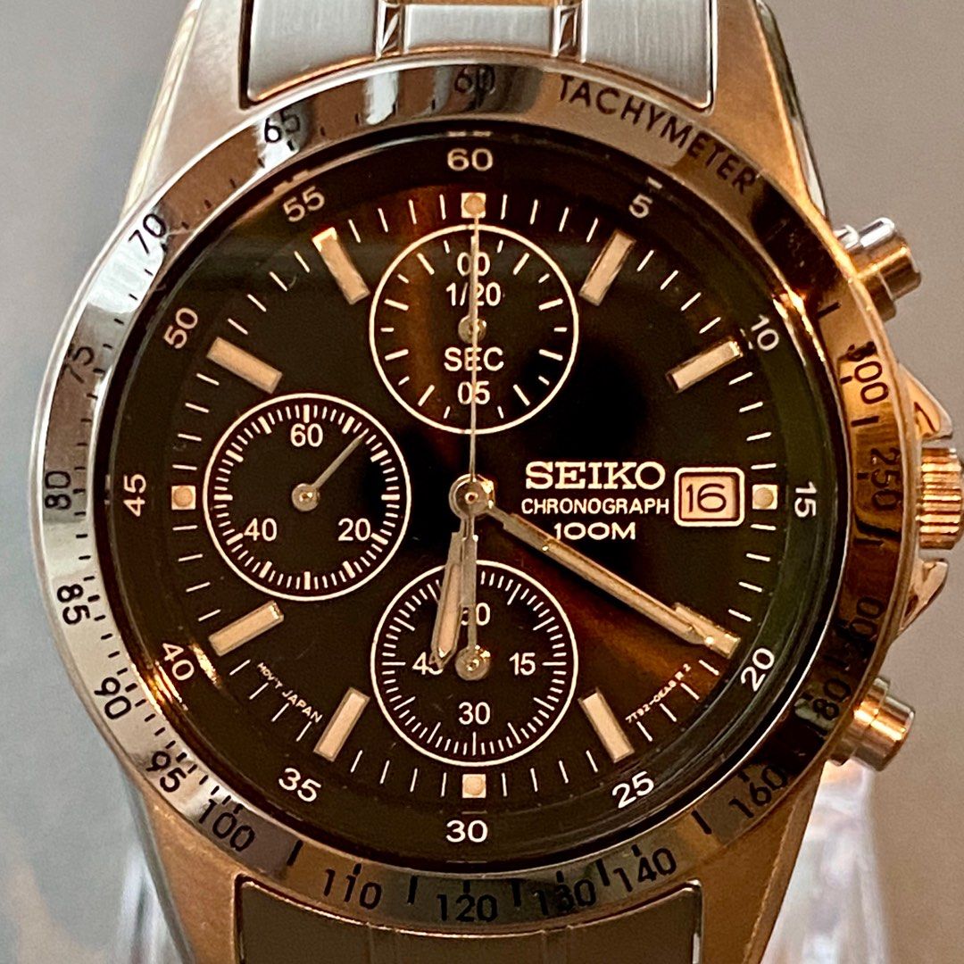 Seiko Chrono Quartz - worn a few times only, Men's Fashion, Watches ...