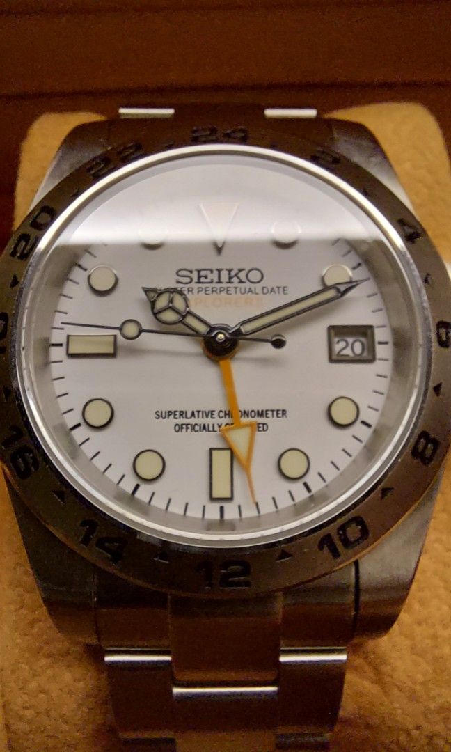 Seiko mod Explorer 2 NO YCCLpo, Men's Fashion, Watches & Accessories ...