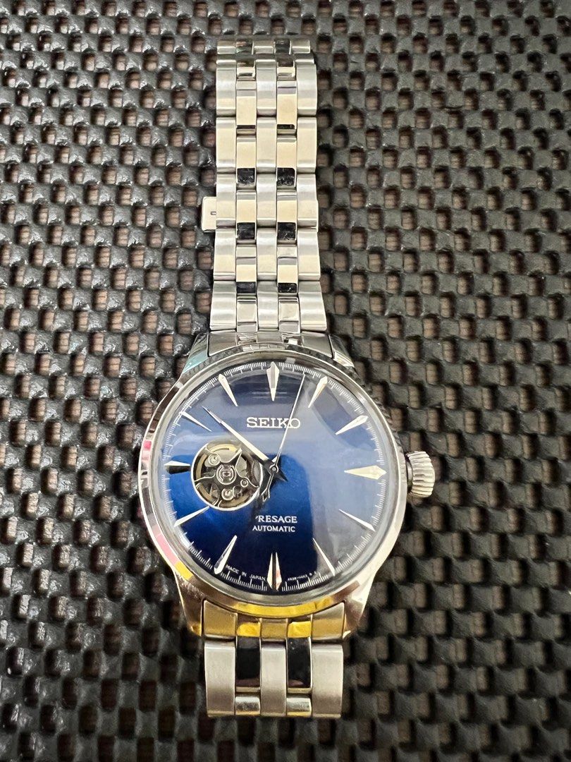 Seiko “Open heart” automatic watch, Luxury, Watches on Carousell