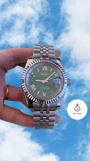 Seiko Datejust Rolex Mod Blacked Out Arabic Numerals, Luxury, Watches ...