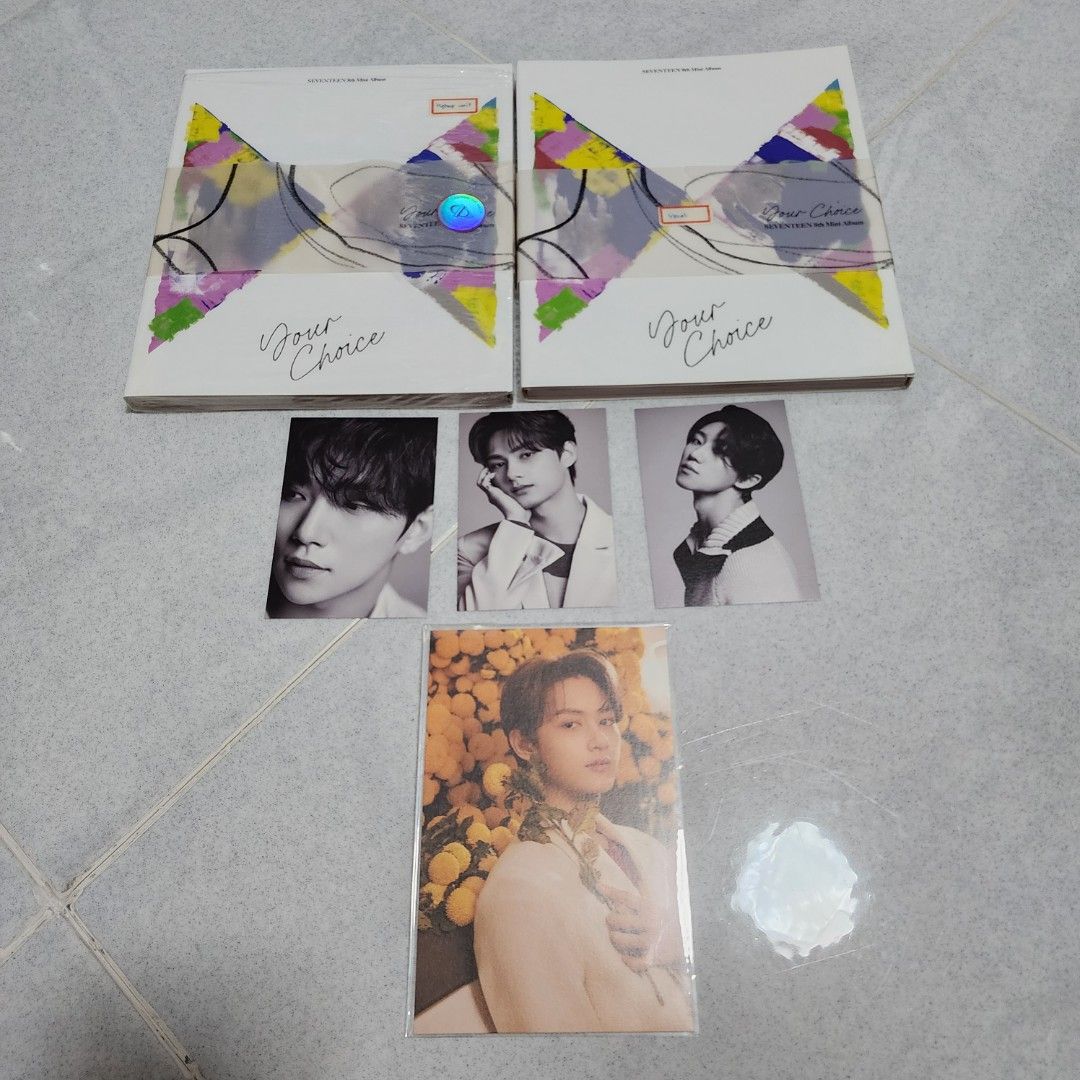 Seventeen Svt Your Choice Album Unsealed Set and Sealed Albums, Hobbies ...