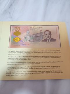 SG Bicentennial Commemorative $20 note, Hobbies & Toys, Memorabilia ...