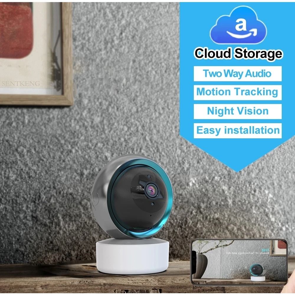 SG STOCK Tuya 1080P Wifi IP Camera CCTV Security Protection Mini Modern ...