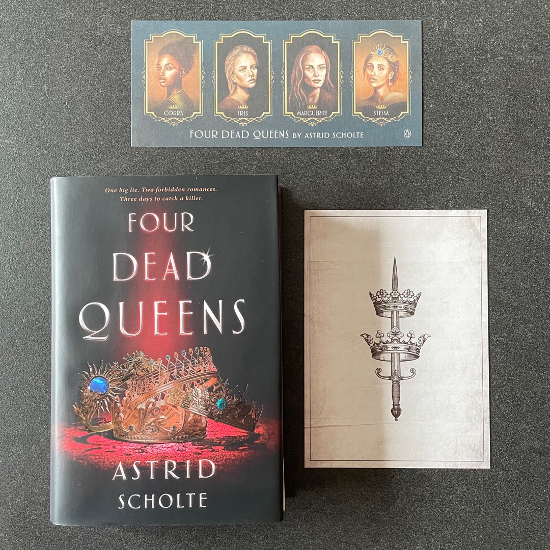 Signed Owlcrate Four Dead Queens by Astrid Scholte Hardcover, Hobbies ...