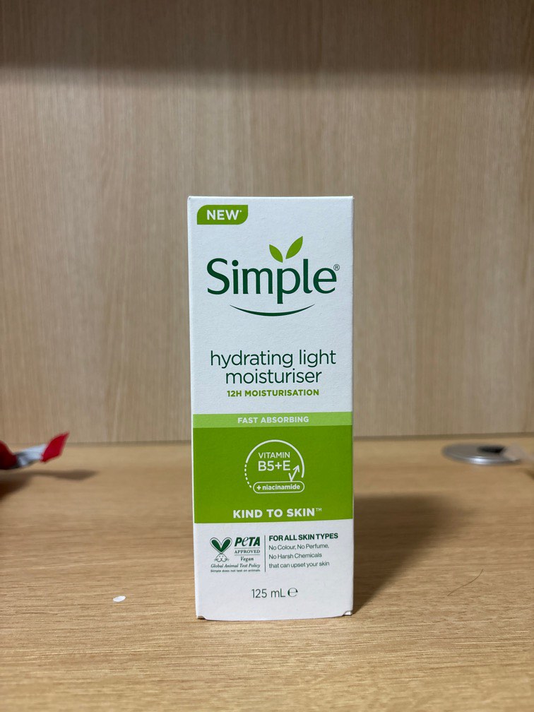 Simple Hydrating Light Moisturiser, Beauty & Personal Care, Face, Face ...