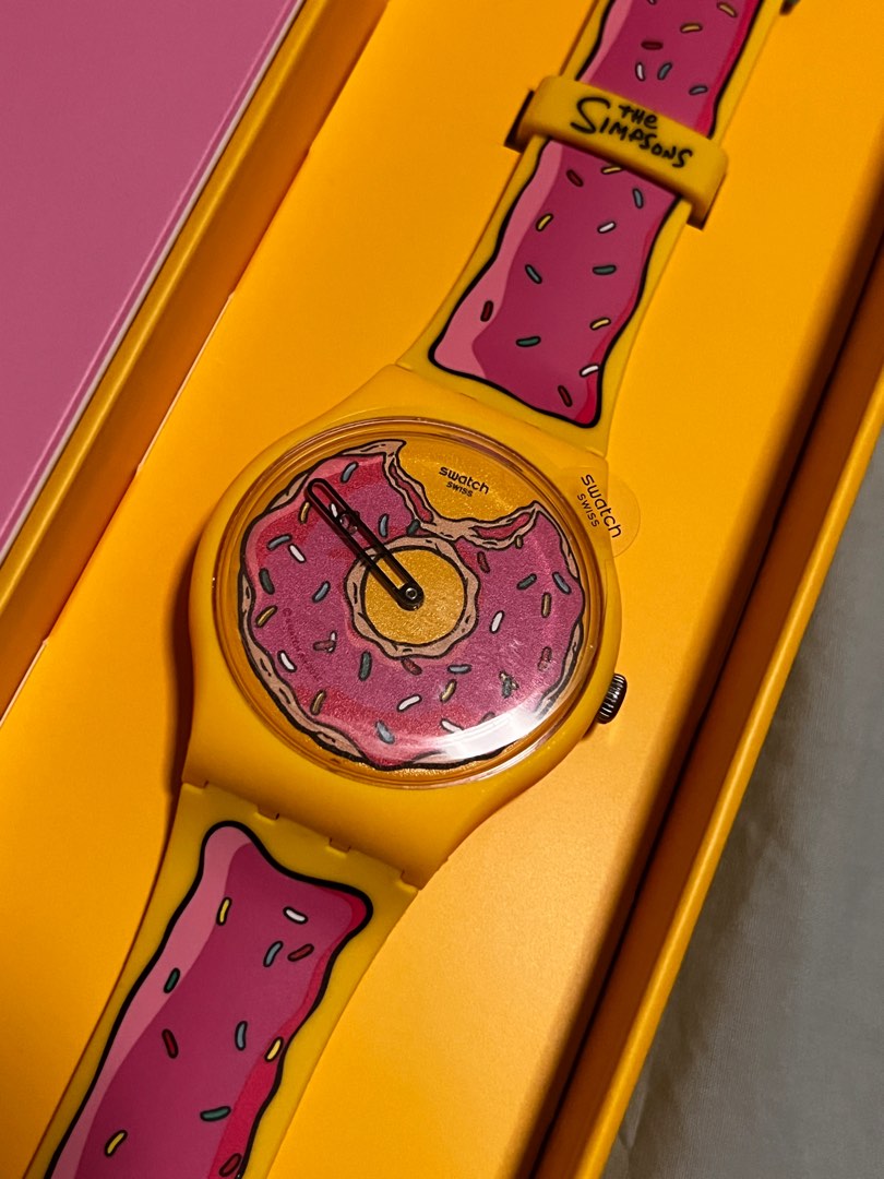 Simpsons Swatch Watch, Hobbies & Toys, Memorabilia & Collectibles, Fan ...