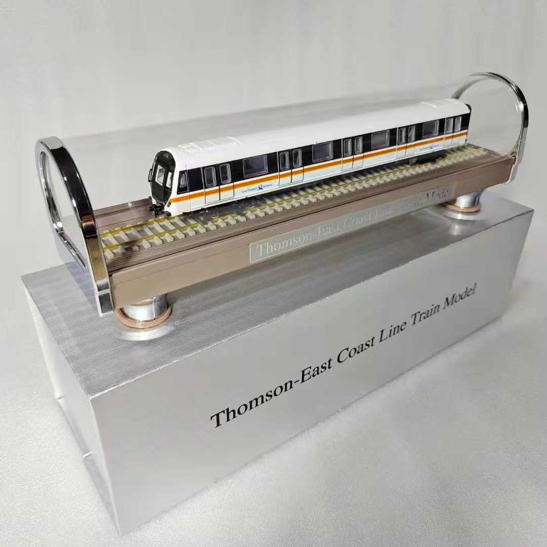 Singapore Thomson-East Coast Line MRT Train Model (1:87), Hobbies ...