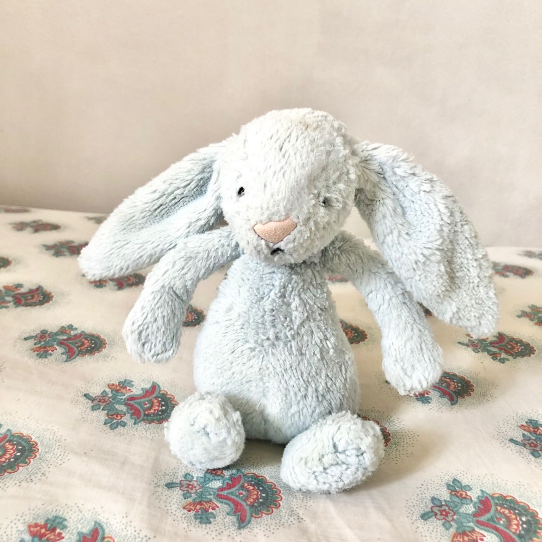 Small jellycat blue bashful bunny, Hobbies & Toys, Toys & Games on ...