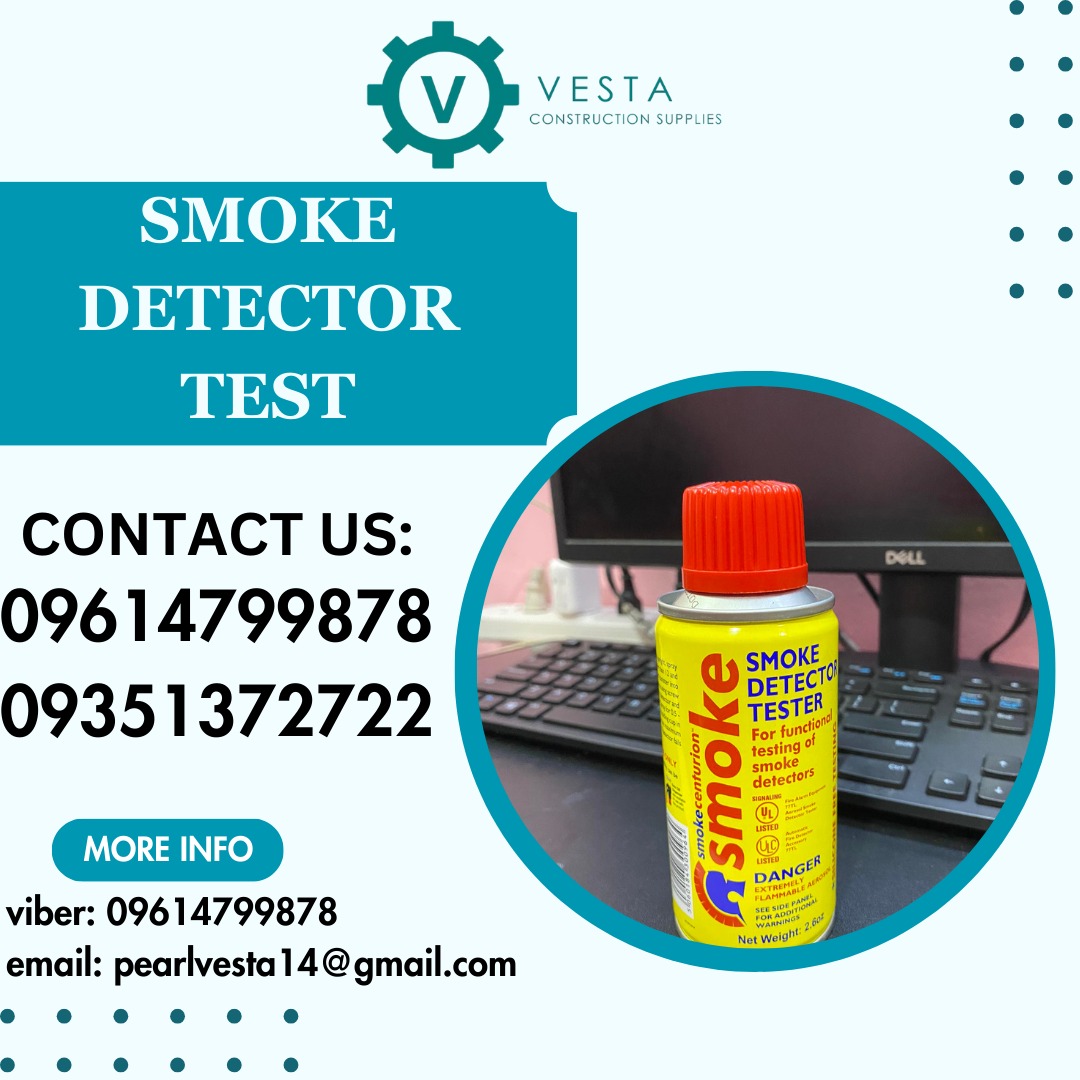 Smoke detector test, Commercial & Industrial, Construction & Building ...