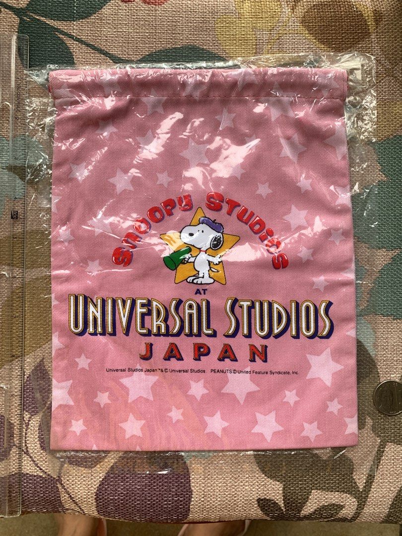 Snoopy USJ drawstring pouch, Hobbies & Toys, Memorabilia & Collectibles, Fan Merchandise on ...