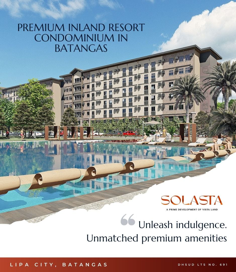 SOLASTA, Prime Development of Vista Land in Lipa City, Property, For ...