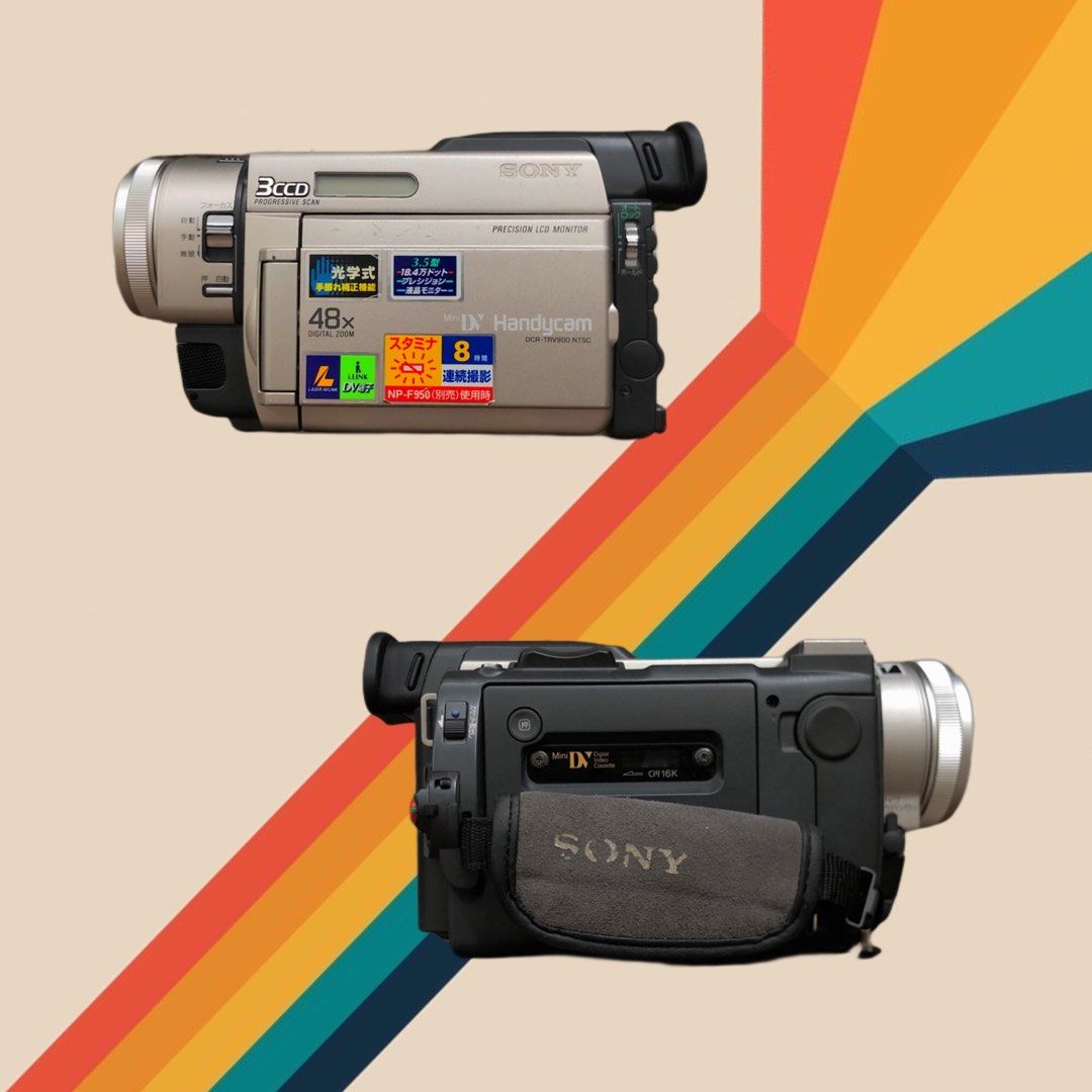 SONY DCR TRV-900 Mini DV Camcorder (1998), Photography, Video Cameras on Carousell