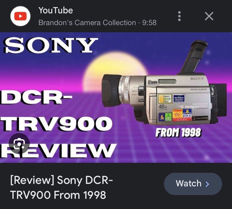 SONY DCR TRV-900 Mini DV Camcorder (1998), Photography, Video Cameras on Carousell