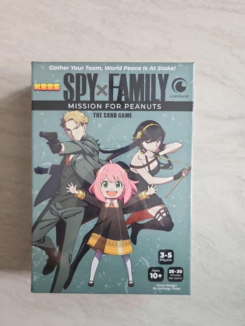 Spy X Family Mission for Peanuts The Card Game, Hobbies & Toys, Toys ...