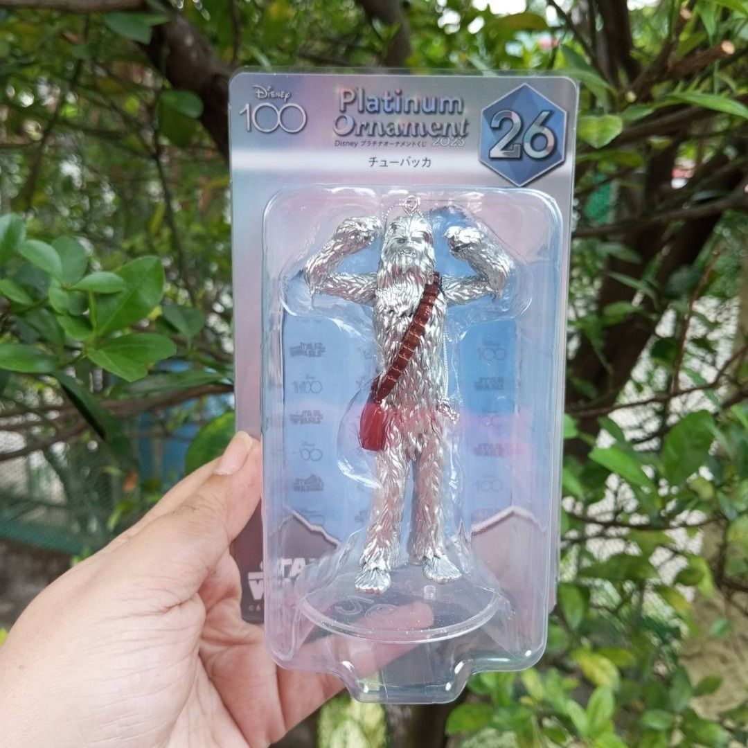 STAR WARS Chewbacca Happy Platinum Ornament Ichiban Kuji Figure ...