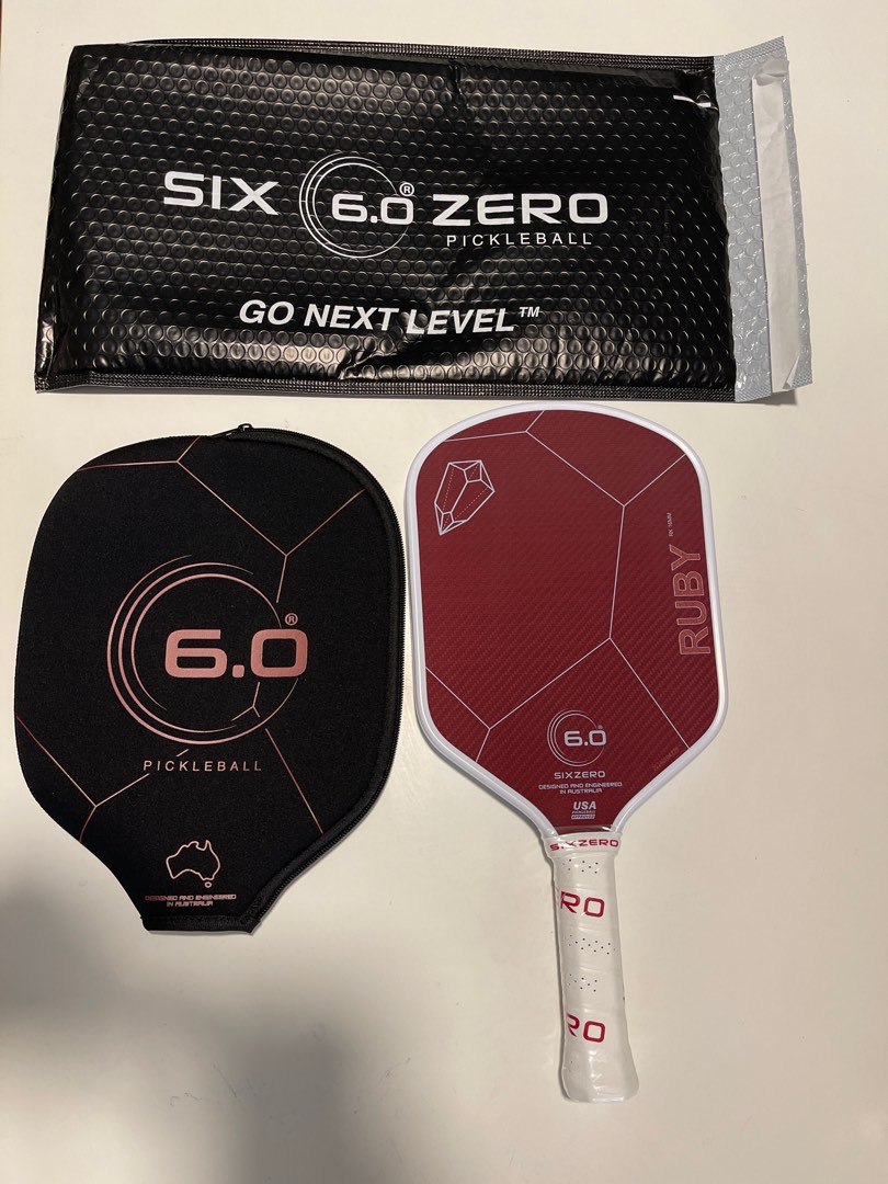**STOCKS ARRIVED!** New Six Zero 6.0 SixZero Ruby Kevlar Pickleball ...