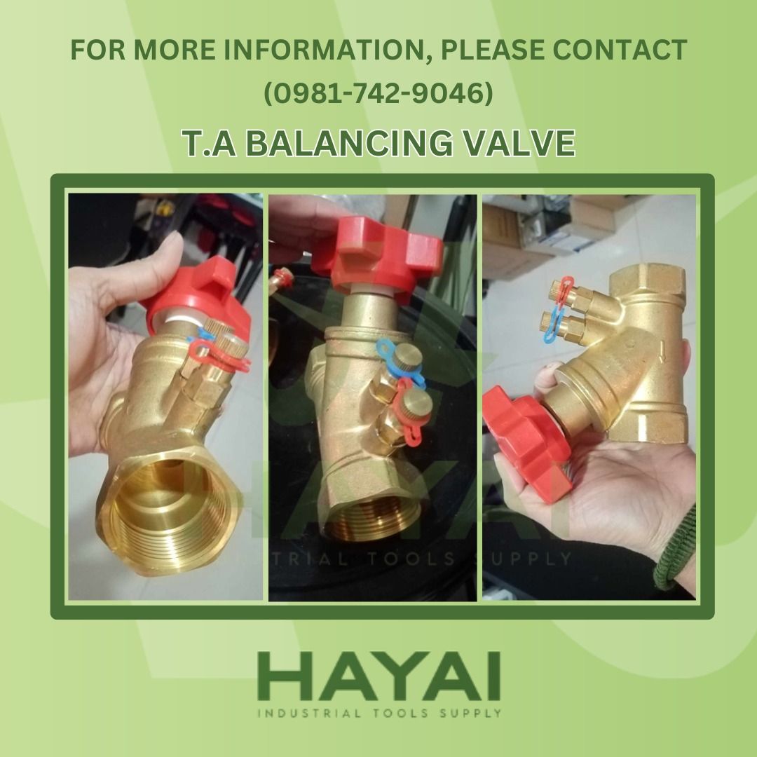 T.A BALANCING VALVE, Commercial & Industrial, Construction Tools ...