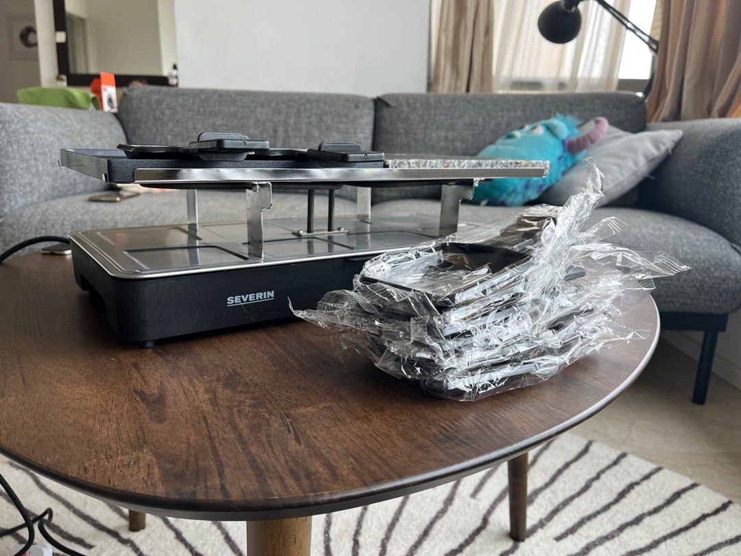 Table Top Raclette Grill with Natural Stone, TV & Home Appliances ...