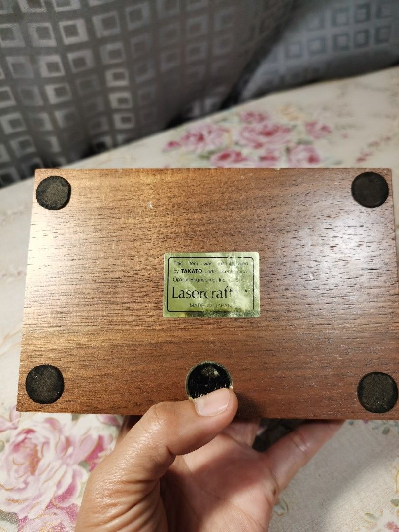 takato lasercraft wooden box, Hobbies & Toys, Memorabilia & Collectibles, Vintage Collectibles ...
