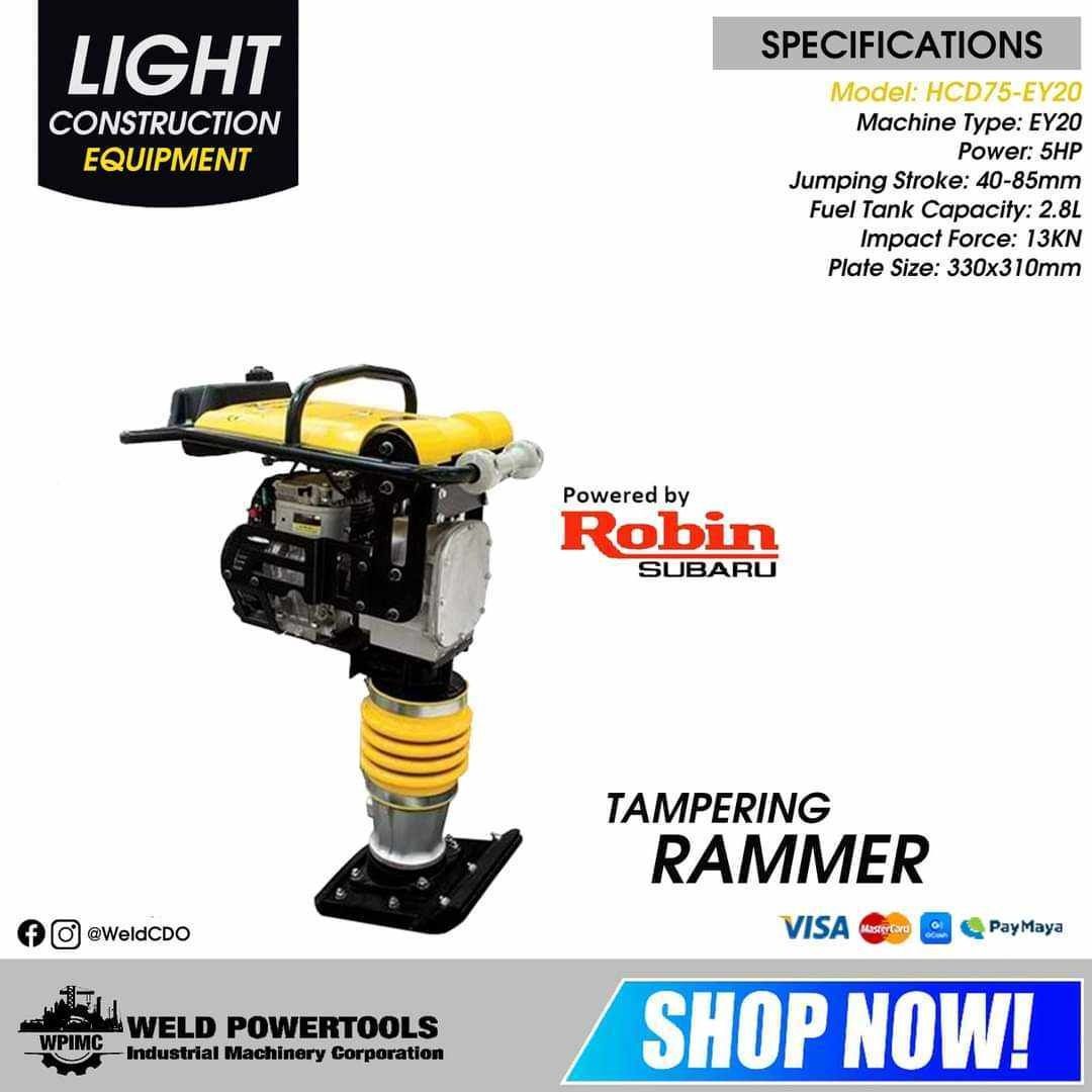 Tampering Rammer Robin, Commercial & Industrial, Construction Tools ...