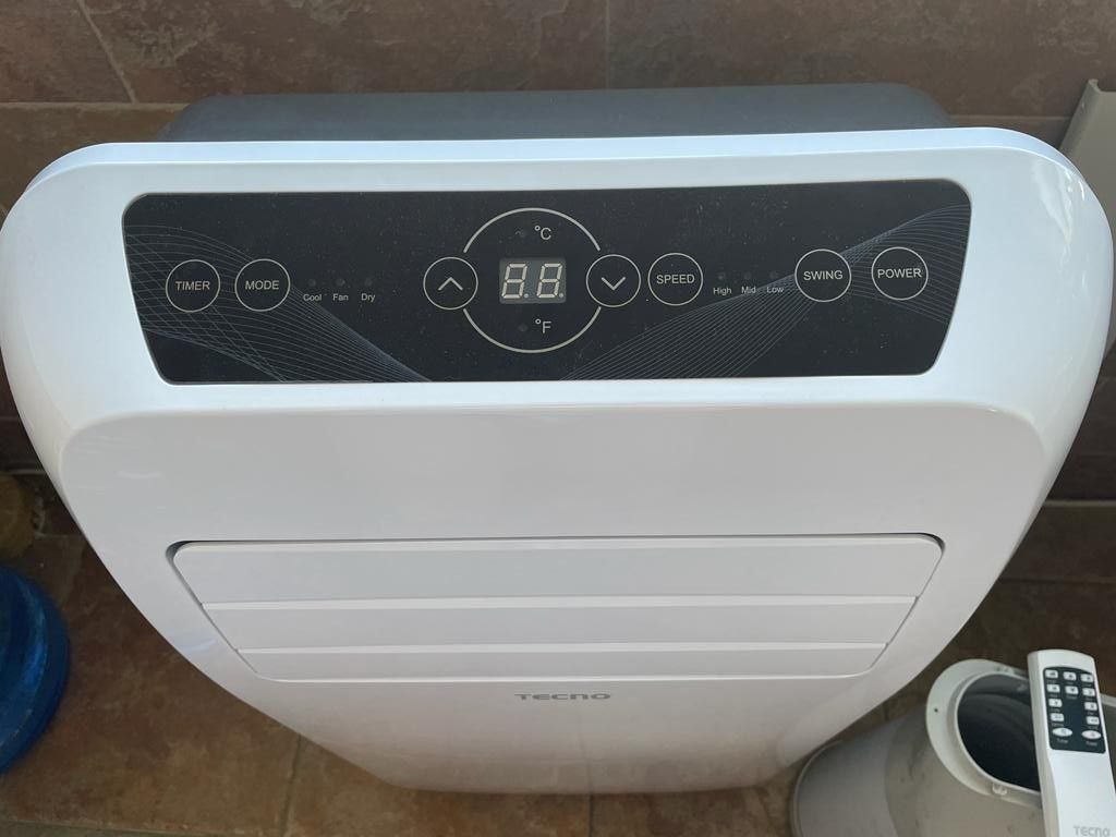 Techno Portable Air Con, Like New, Tac 1200RC, TV & Home Appliances ...