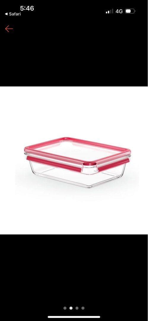 Tefal Masterseal Glass container 2L, Furniture & Home Living ...