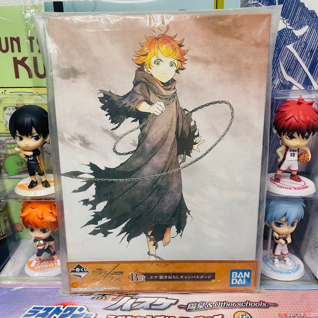 The Promised Neverland Canvas Display - Emma, Hobbies & Toys ...