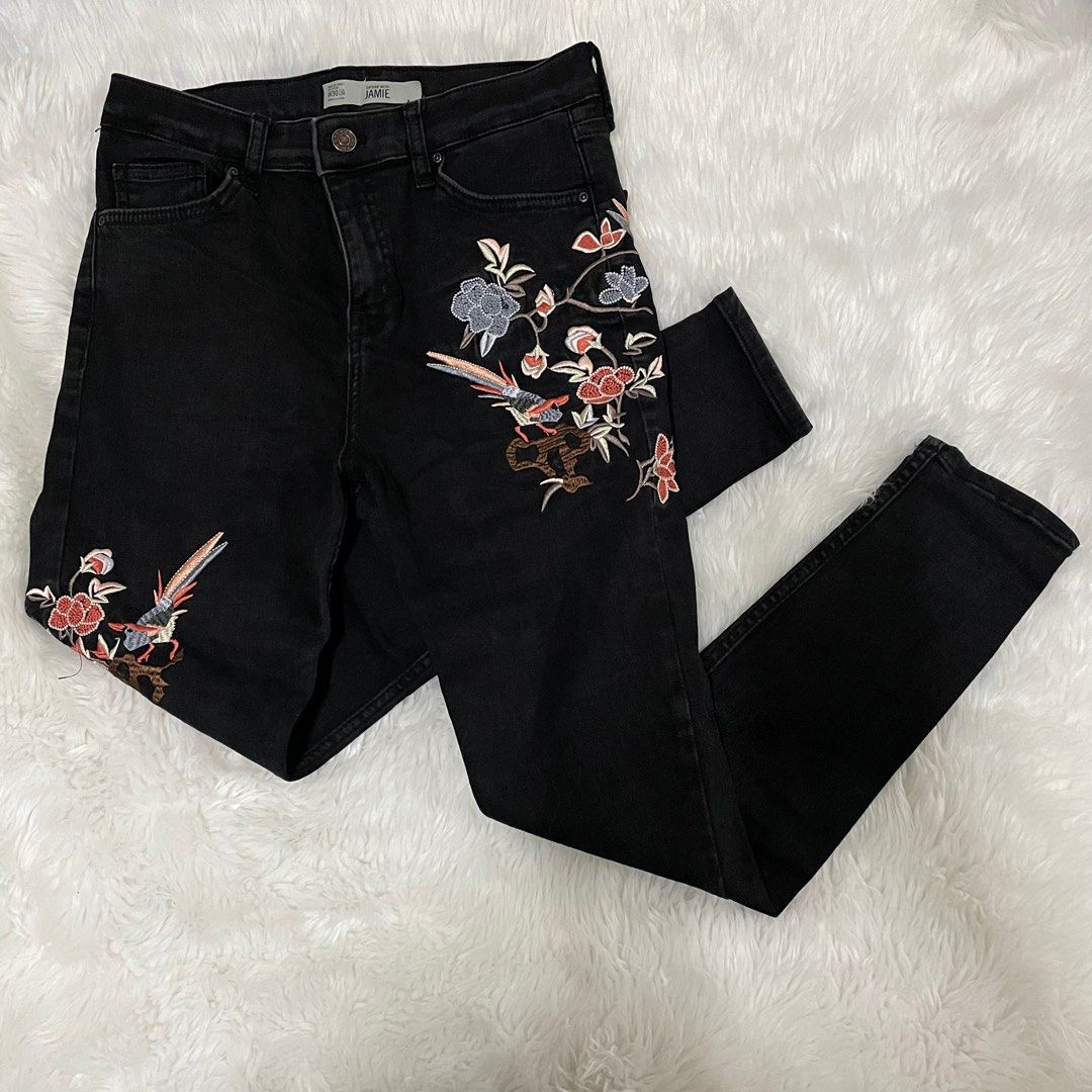 Embroidered Jeans