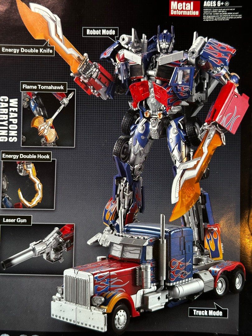 Transformers Optimus Prime Figurine, Hobbies & Toys, Toys & Games on ...