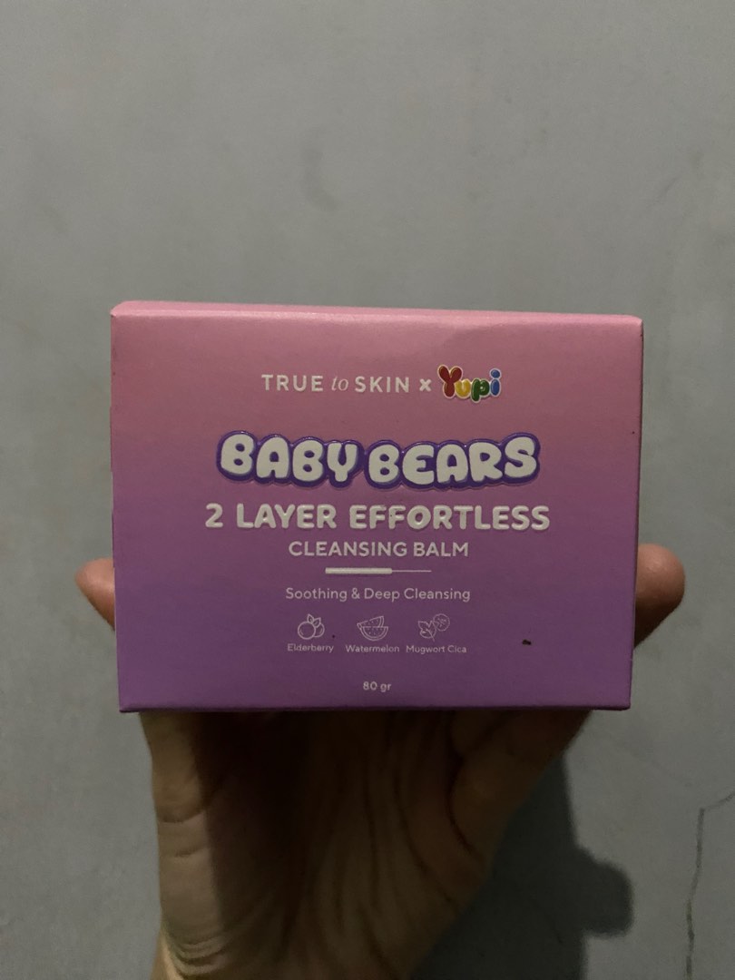 True To Skin x Yupi 2 layers Cleansing Balm, Kesehatan & Kecantikan ...