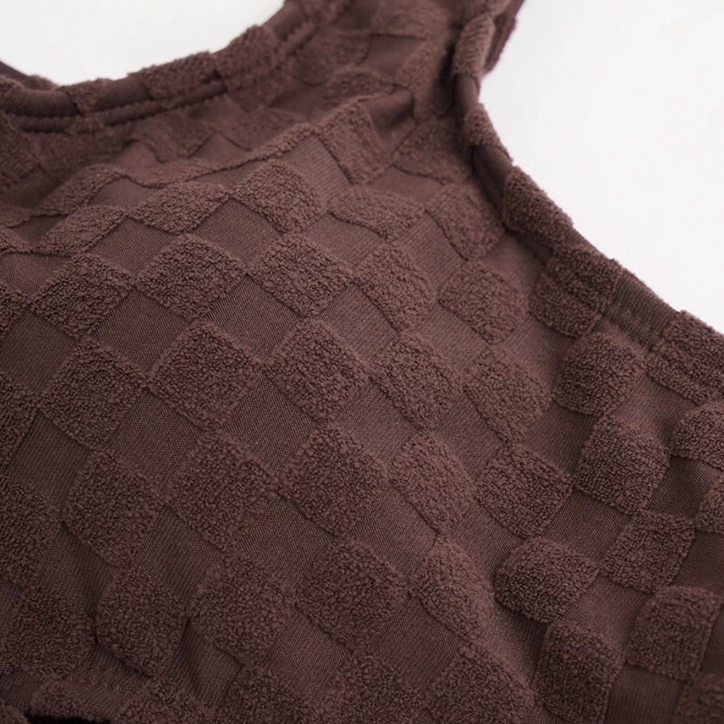 Two-Piece Textured Swimsuit, Women's Fashion, Swimwear, Bikinis ...