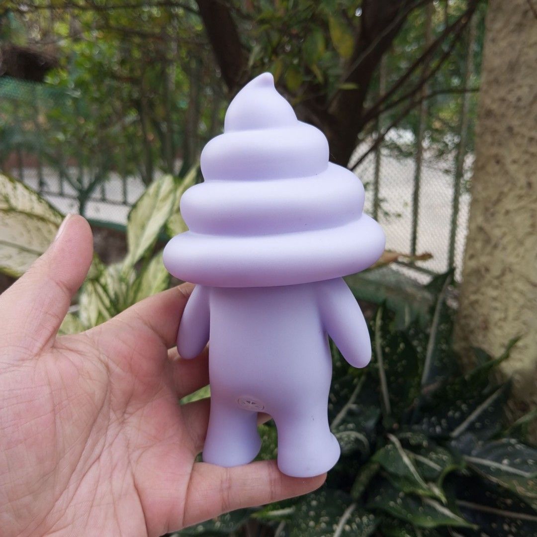 Unchi-Kun Poop-Kun Purple Poop Emoji Soft Vinyl Doll, Hobbies & Toys ...