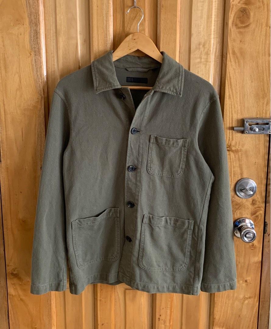 Uniqlo utility work jacket, Men's Fashion, Coats, Jackets and Outerwear ...