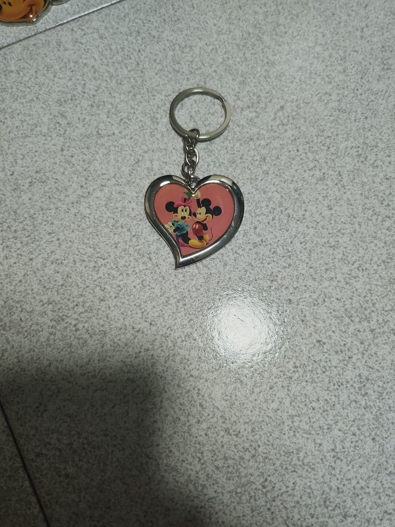 vintage mickey mouse disney key chains and necklace, Hobbies & Toys ...