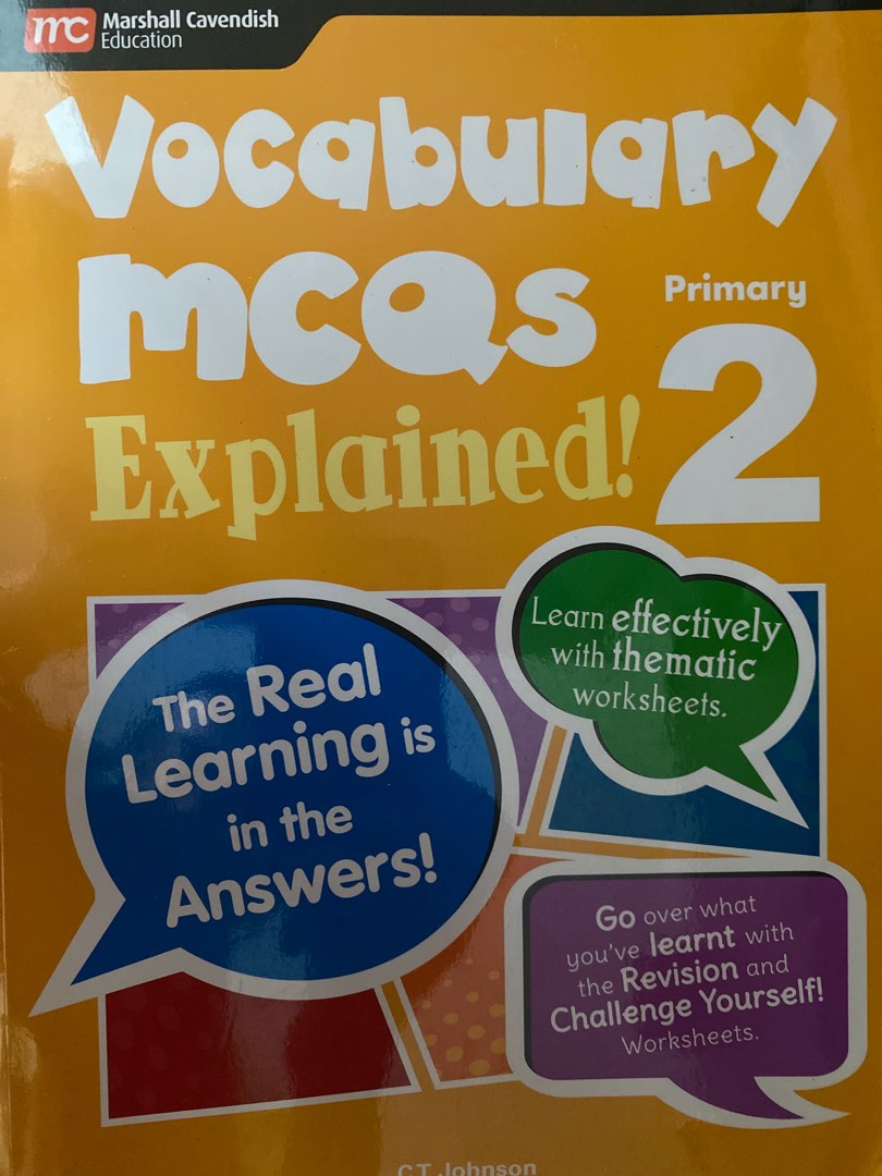 Vocabulary MCQs Explained! Primary 2, Hobbies & Toys, Books & Magazines ...