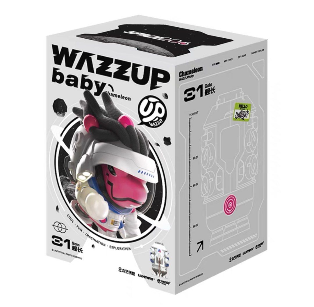 WAZZUP BABY UP CHAMELEON / FULL SET / SINGLE BLIND BOX / ABLE TO CHOOSE DESIGN, Hobbies & Toys ...