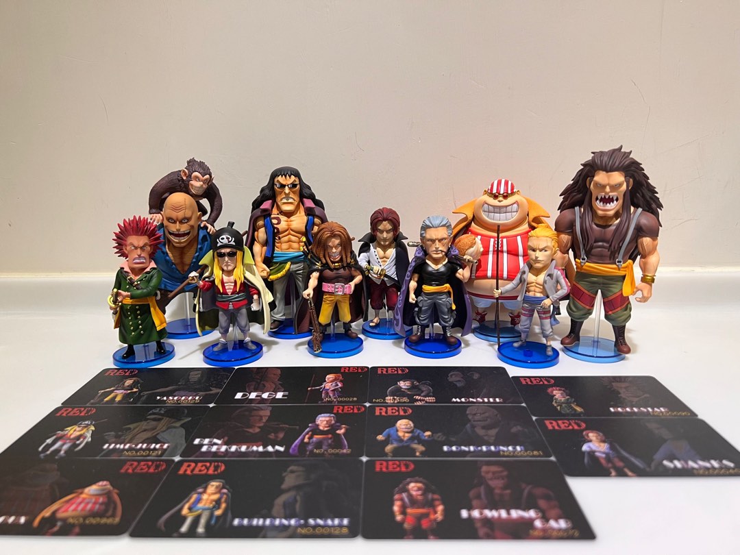 WCF 全套 紅髮海賊團 GK 無損全新 A+ LG YZ, 興趣及遊戲, 玩具 & 遊戲類 - Carousell