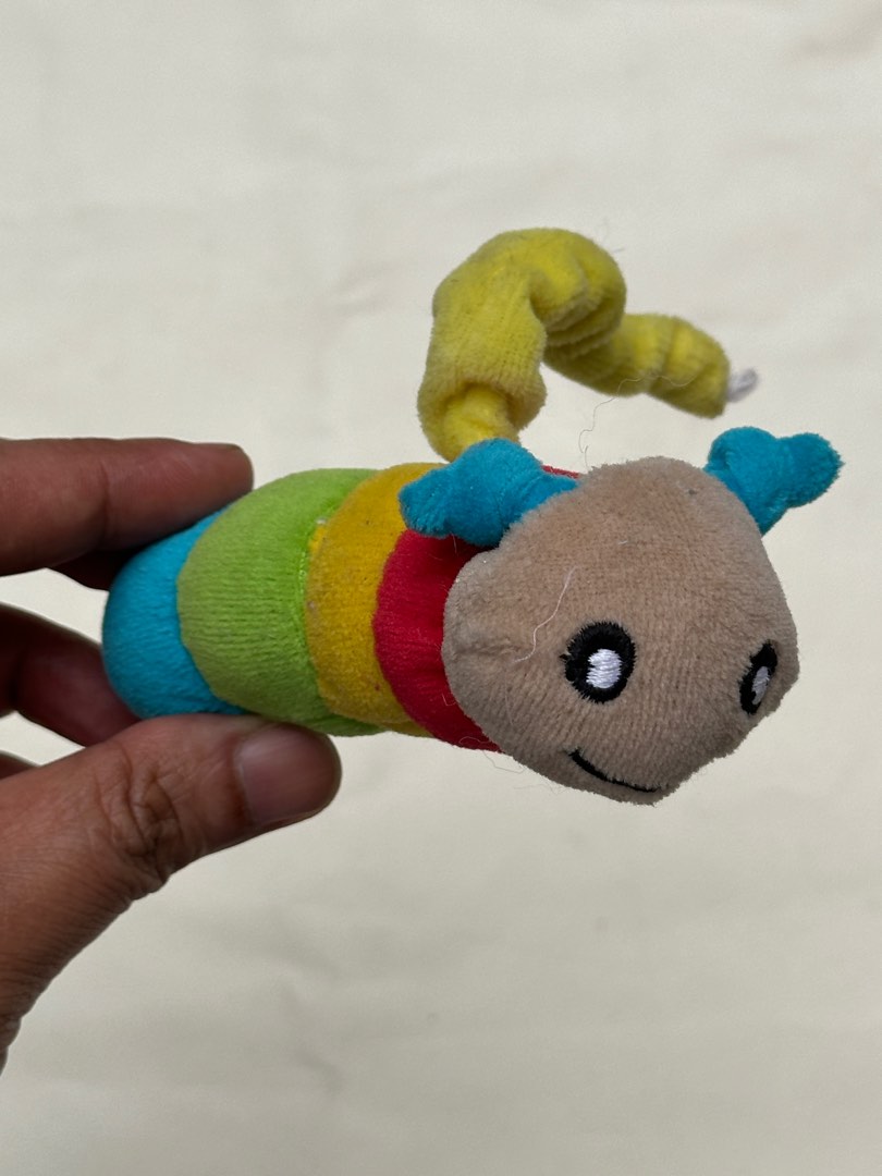 Worm stuffed toy for infants, Hobbies & Toys, Toys & Games on Carousell