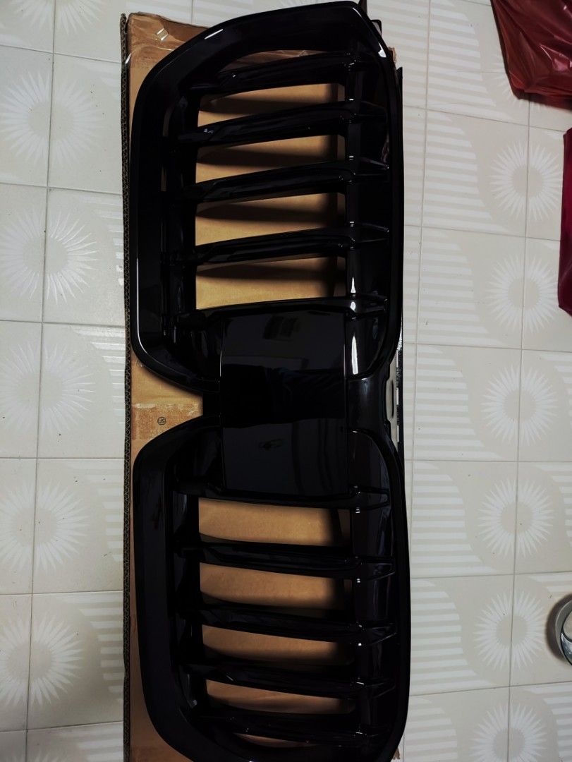 WTS: BMW X1 U11 2023 black grill (aftermarket), Car Accessories ...