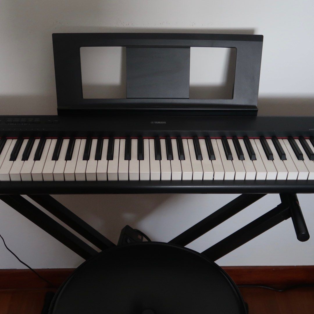 Yamaha Piaggero NP-12 61-Key Black Portable Keyboard, Hobbies & Toys ...