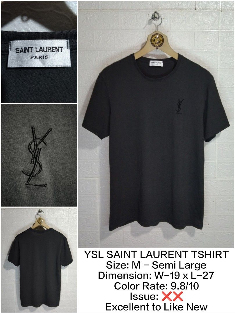 YSL SAINT LAURENT TSHIRT, Men's Fashion, Tops & Sets, Tshirts & Polo ...