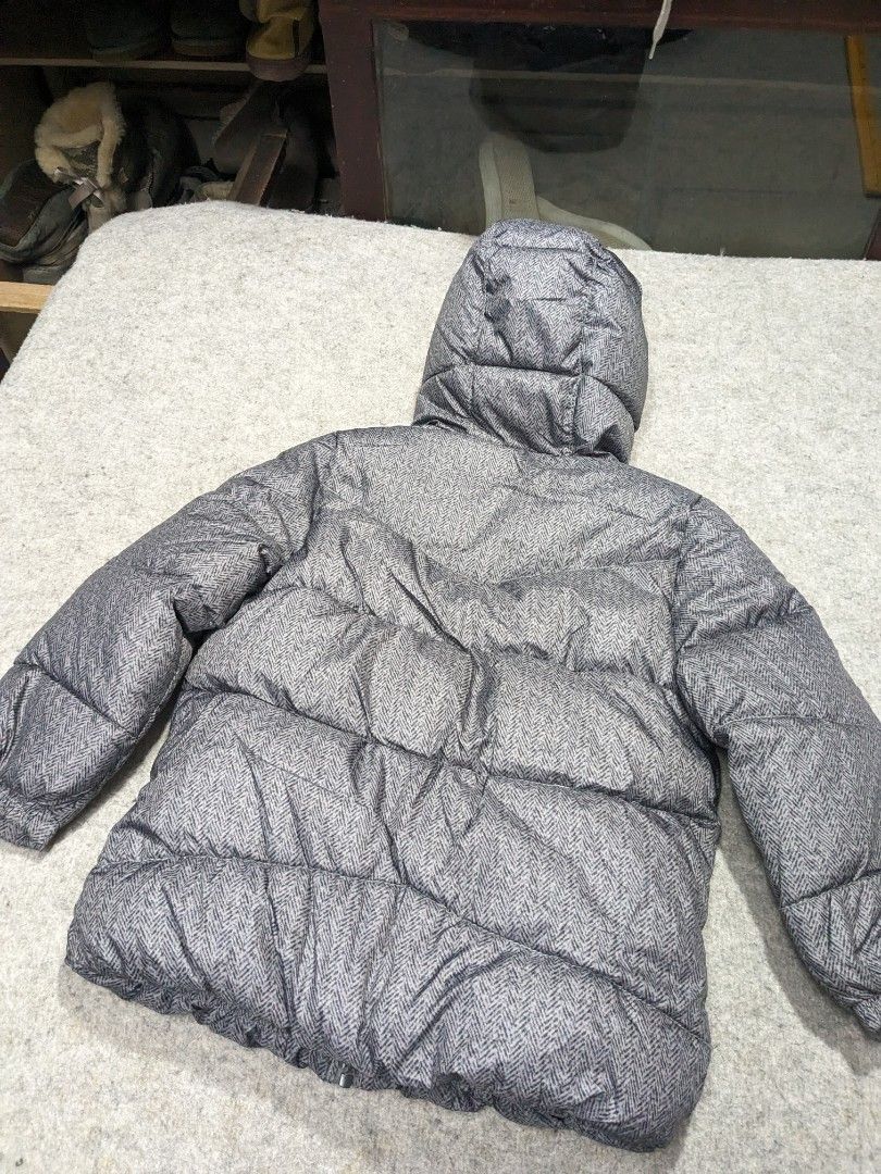 ZARA BOYS Kids Down Hooded Jacket Puffer Puff Grey Winter Snow Size7 ...