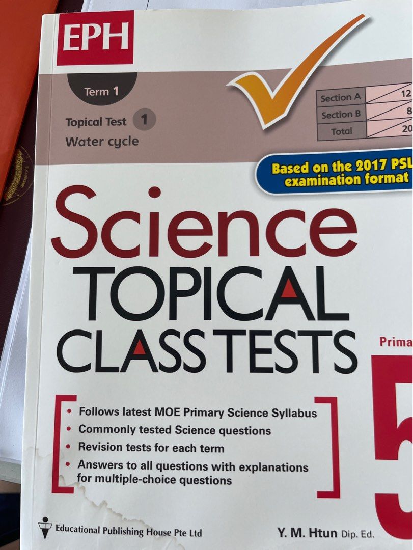 P5 SCIENCE TOPICAL - primary 5 upper pri assessment book, test exam ...
