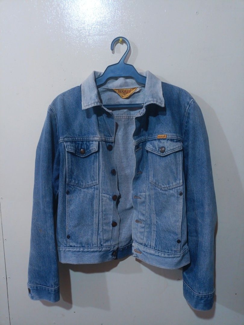 1970s Rustler Denim Jacket, Men's Fashion, Coats, Jackets and Outerwear ...