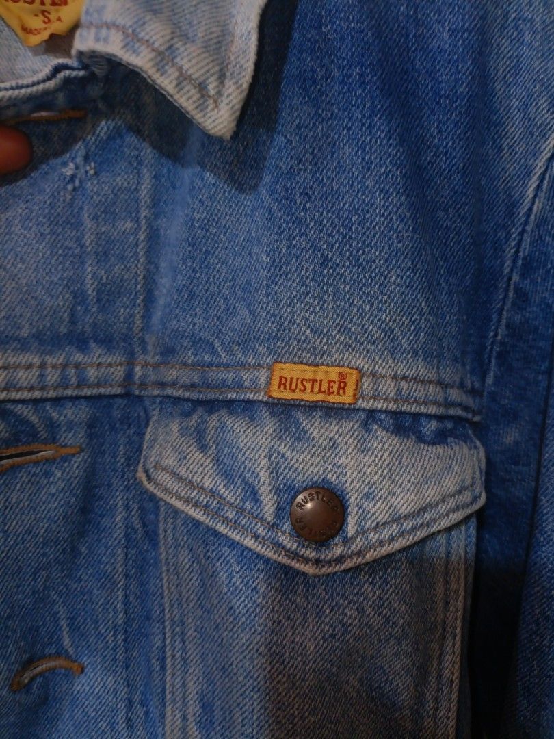 1970s Rustler Denim Jacket, Men's Fashion, Coats, Jackets and Outerwear ...